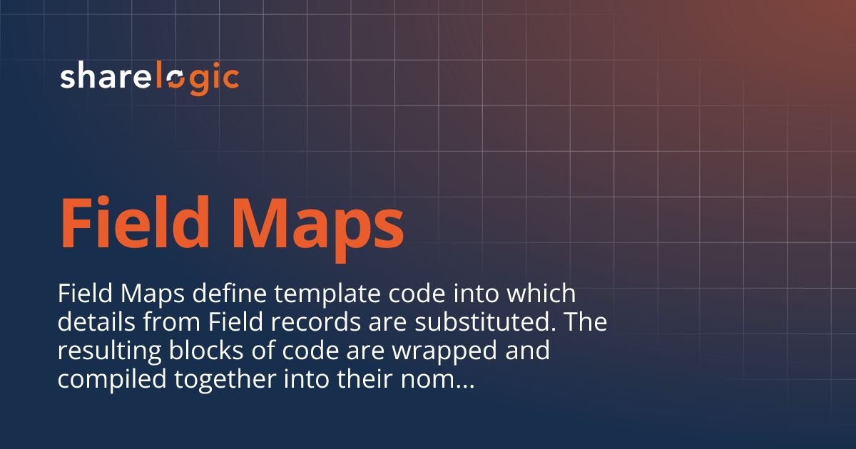 Field Maps | Unifi Documentation
