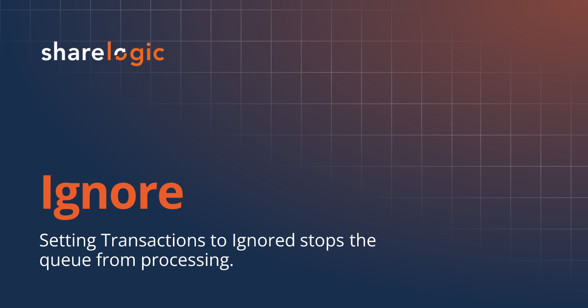 Ignore | Unifi Documentation