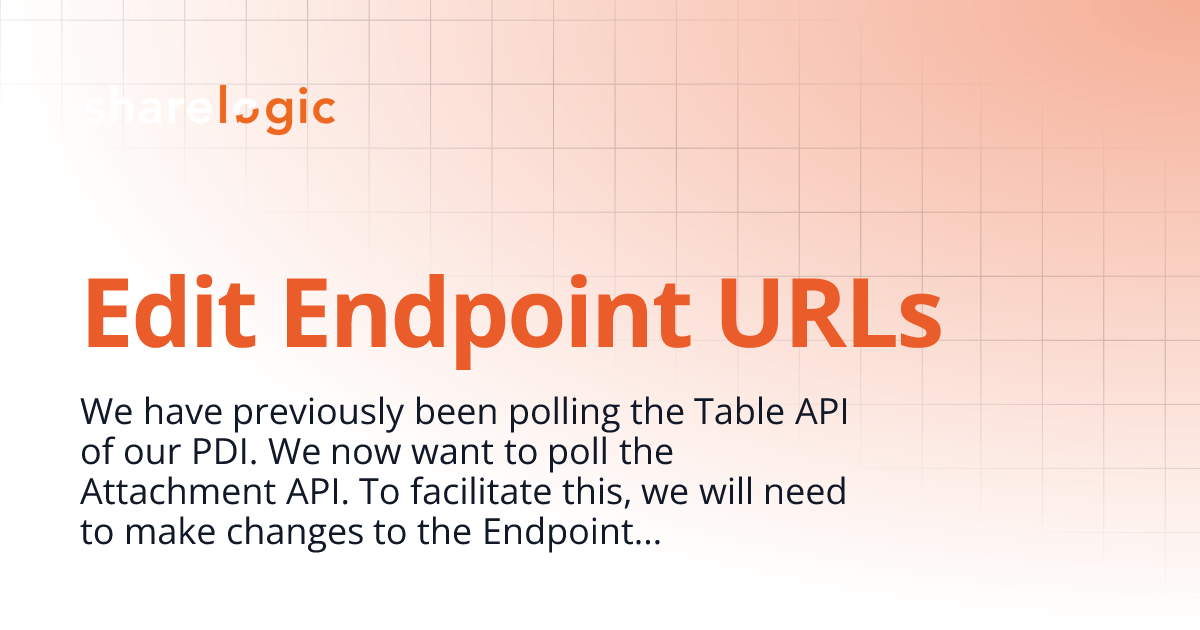 Edit Endpoint URLs | 2.2 | Unifi Documentation