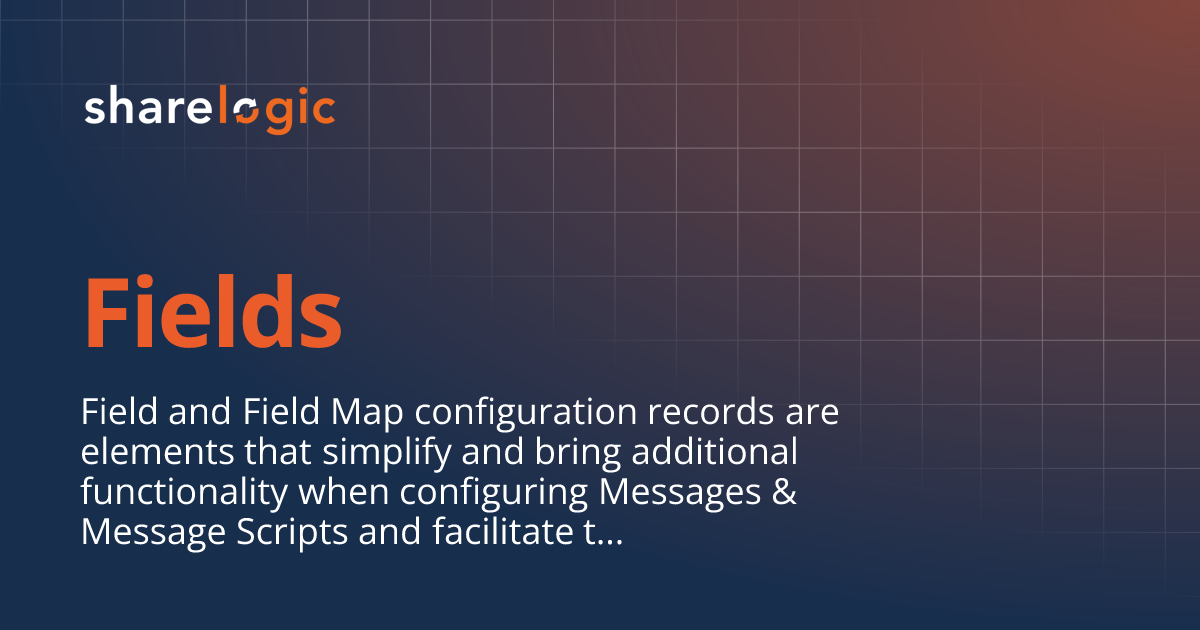 Fields | Unifi Documentation