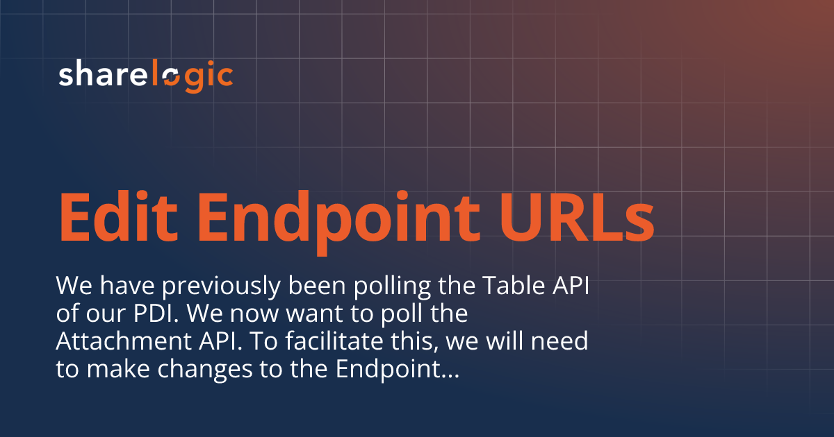 Edit Endpoint URLs | Unifi Documentation