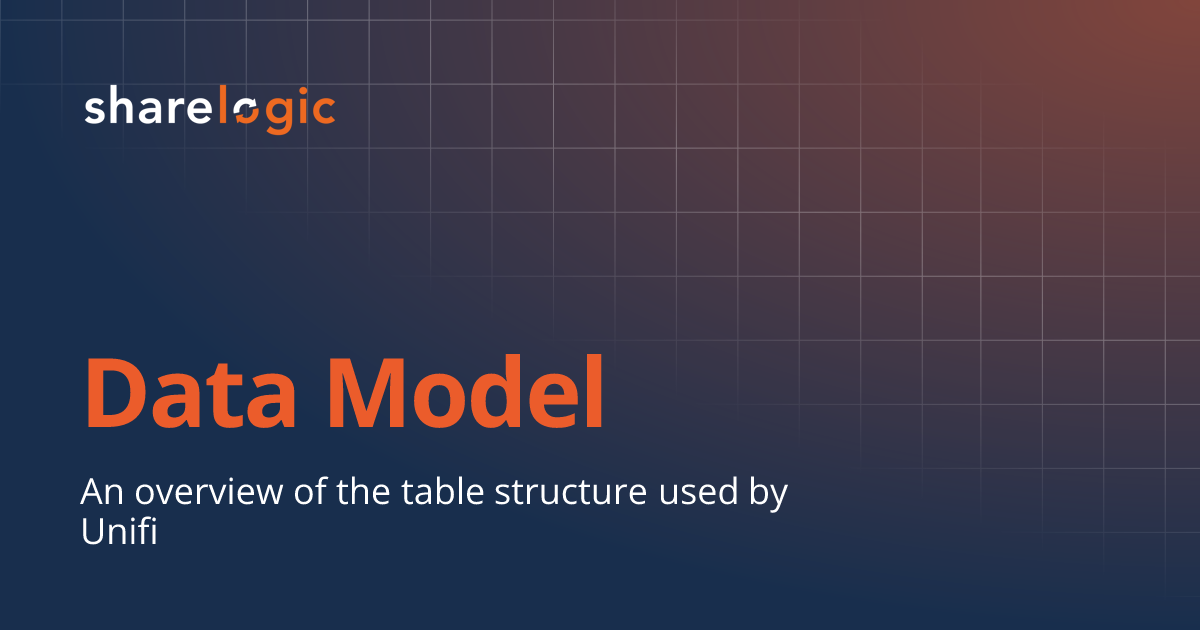 Data Model | 3.0 | Unifi Documentation