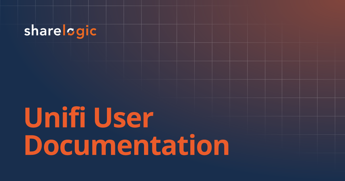 Unifi User Documentation | Unifi Documentation