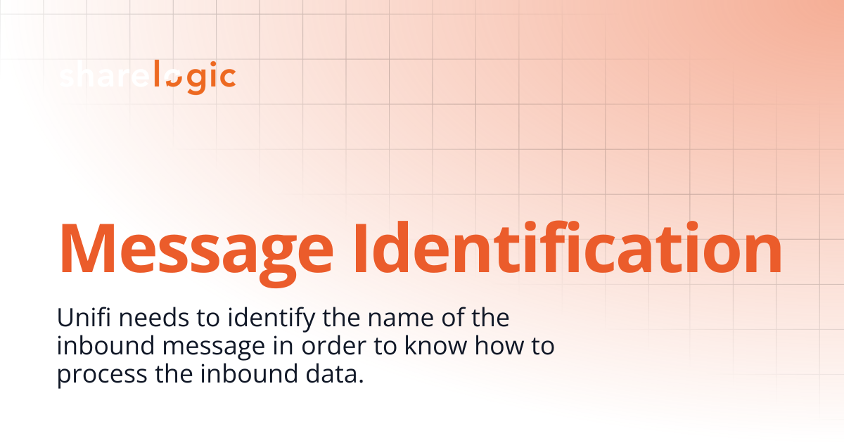 Message Identification | 3.1 | Unifi Documentation