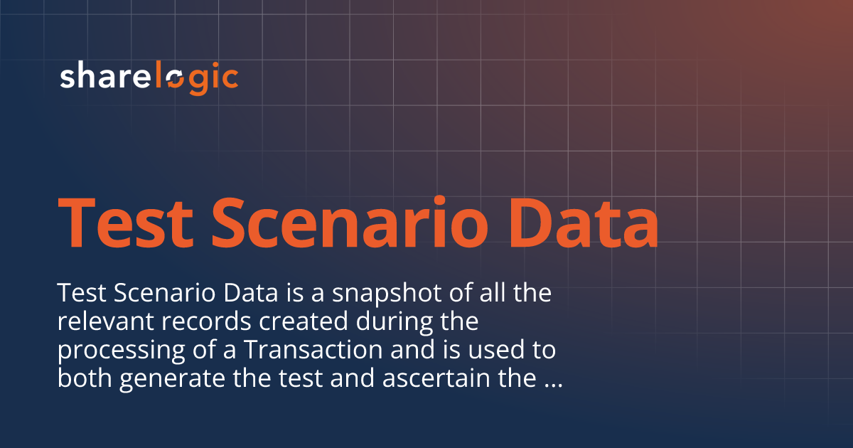 Test Scenario Data | Unifi Documentation