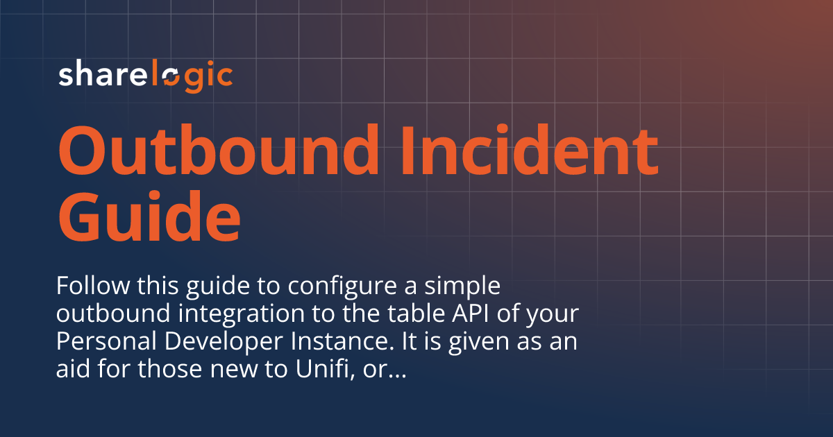 Outbound Incident Guide | Unifi Documentation