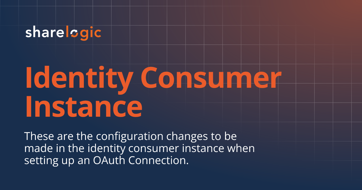 Identity Consumer Instance | Unifi Documentation