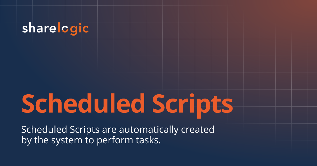 Scheduled Scripts | Unifi Documentation