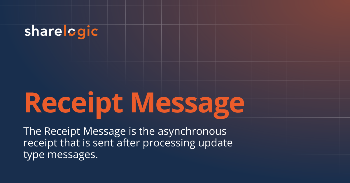 Receipt Message | Unifi Documentation