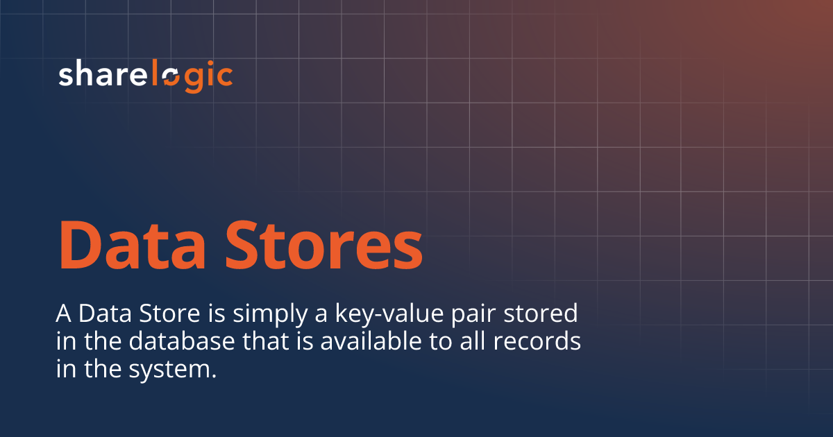 Data Stores | Unifi Documentation