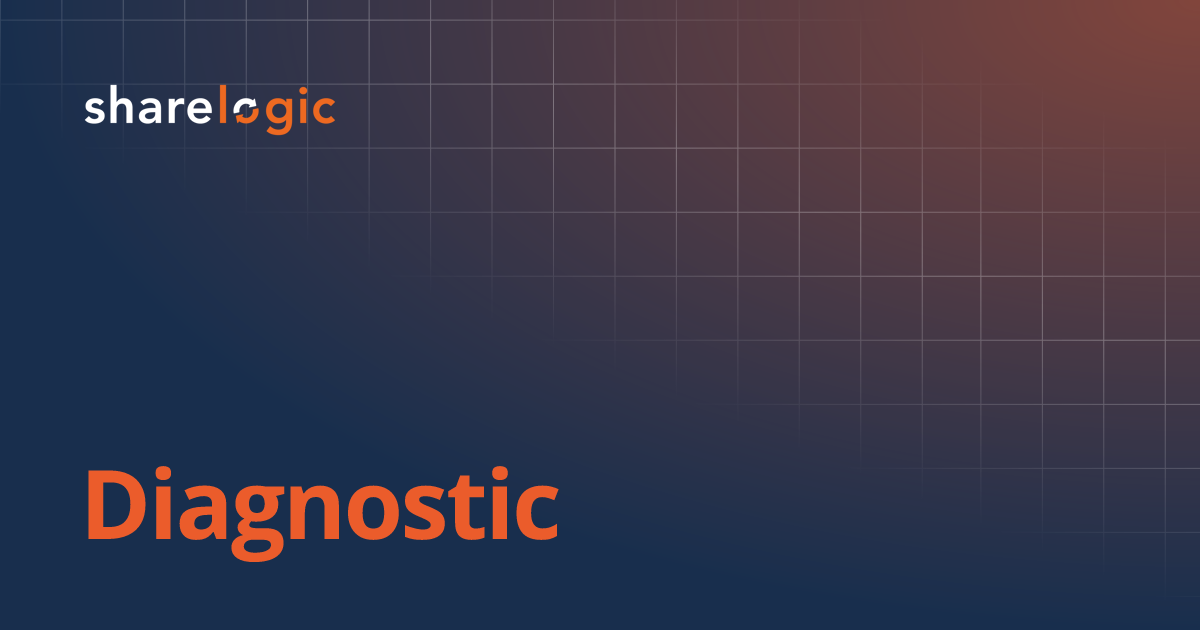 Diagnostic | Unifi Documentation