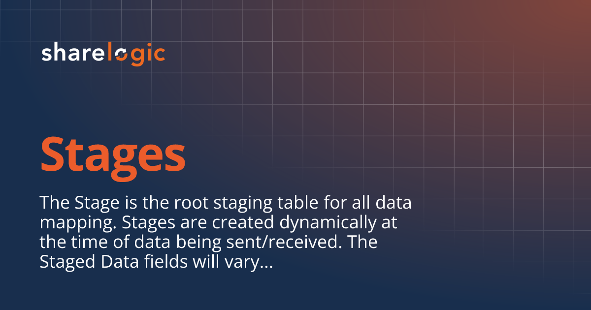 Stages | Unifi Documentation