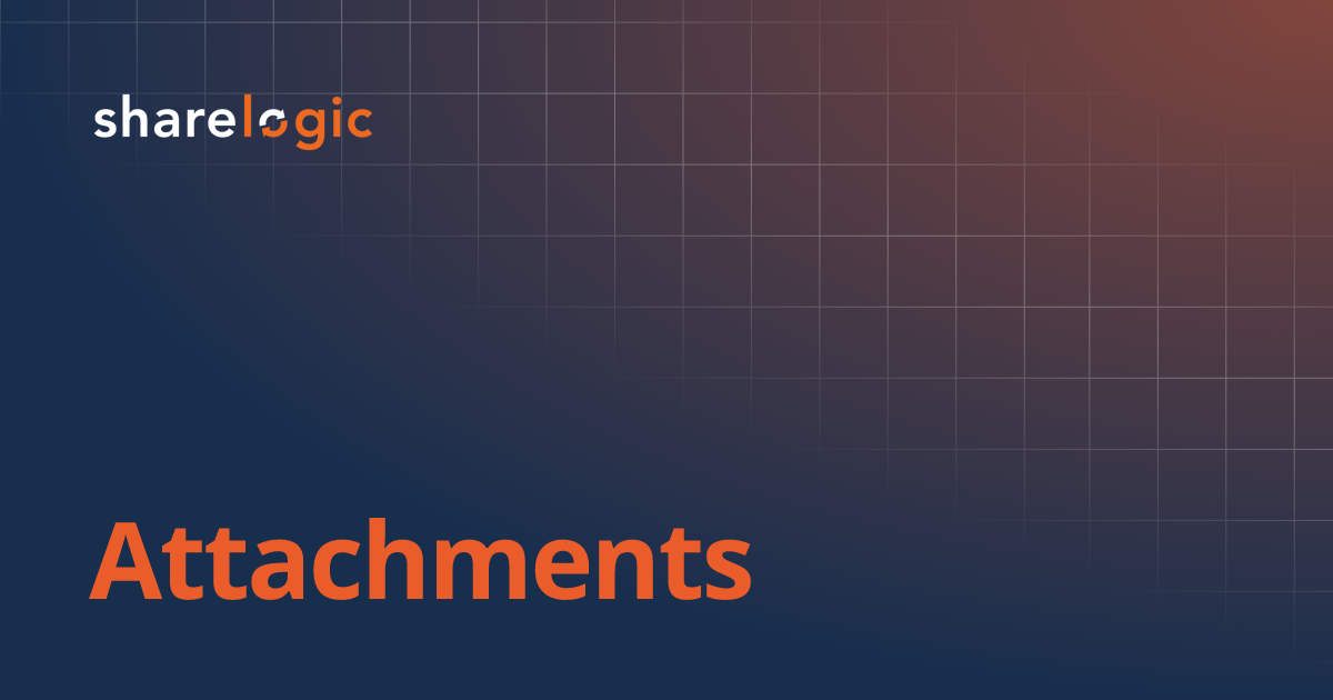 Attachments | Unifi Documentation